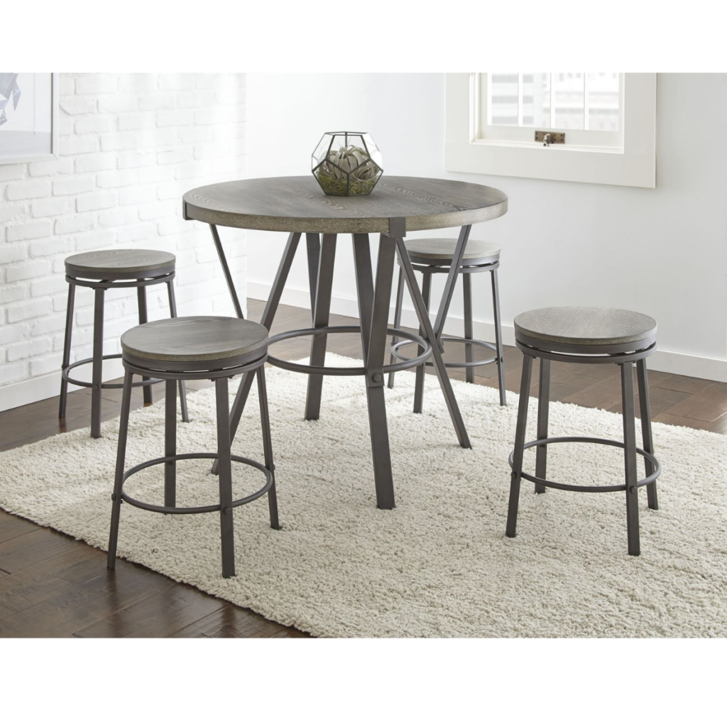 Portland Round Counter Table - Cleo's Furniture