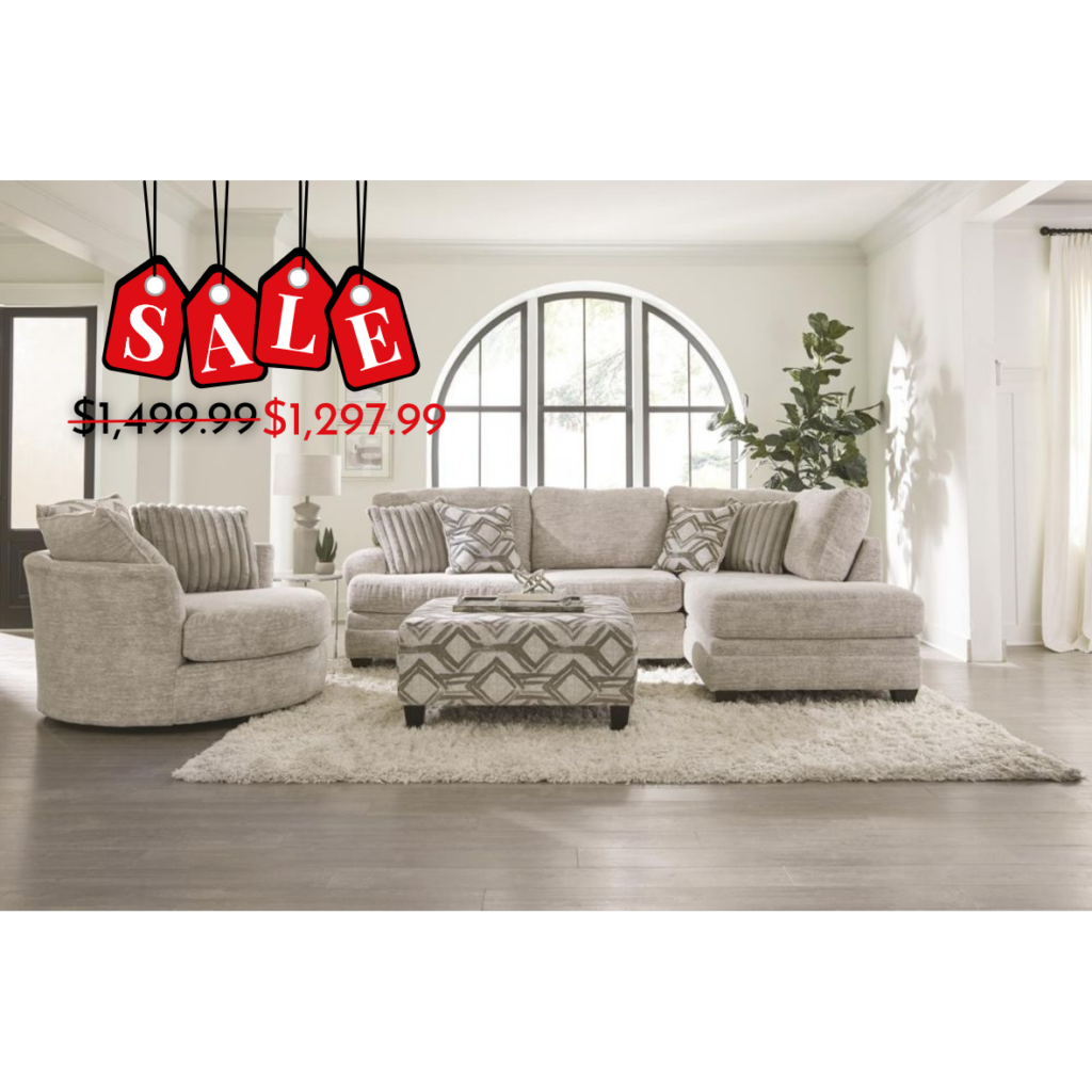 Galactic Oyster Two Piece Sectional - Cleo's Furniture